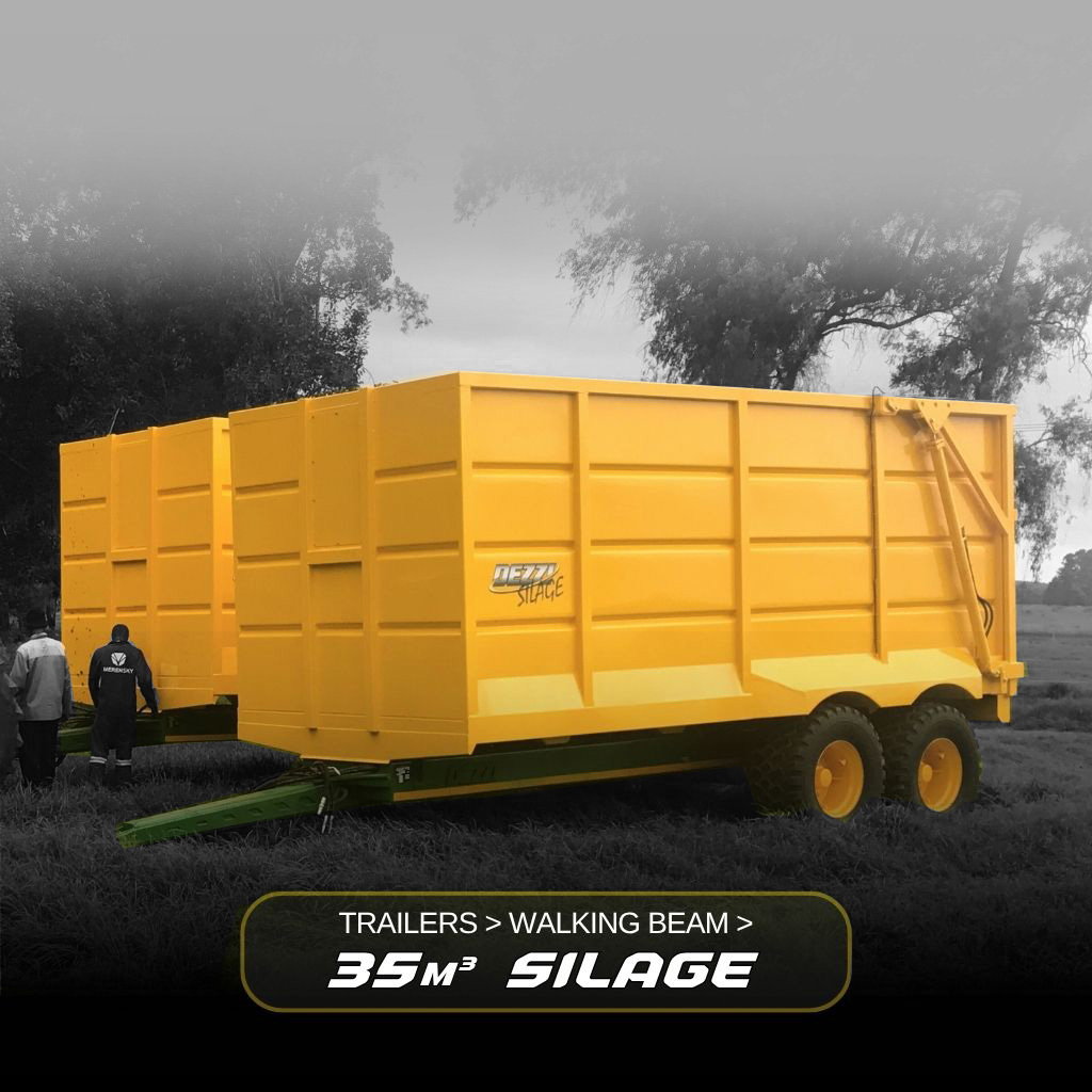 35m3 SILAGE / WOOD CHIP TRAILER - Dezzi Equipment